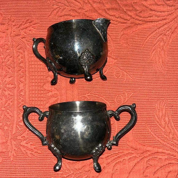 Leonard Silver | Kitchen | Vintage Leonard Silver Plated Cream Sugar ...